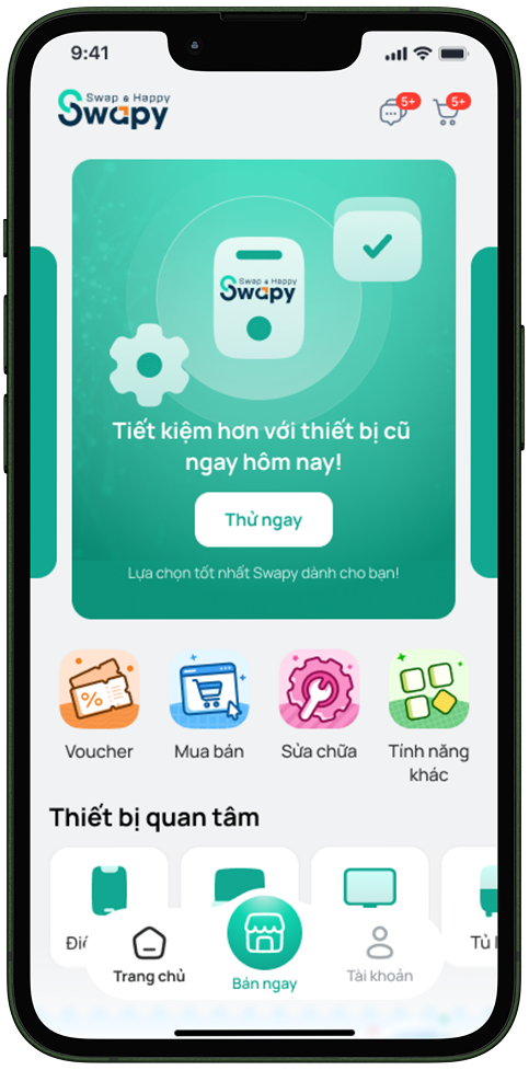 Swapy - Nền tảng trao đổi đồ cũ thông minh